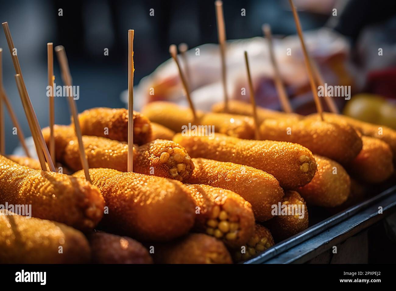 Asian corndog hi-res stock photography and images - Alamy