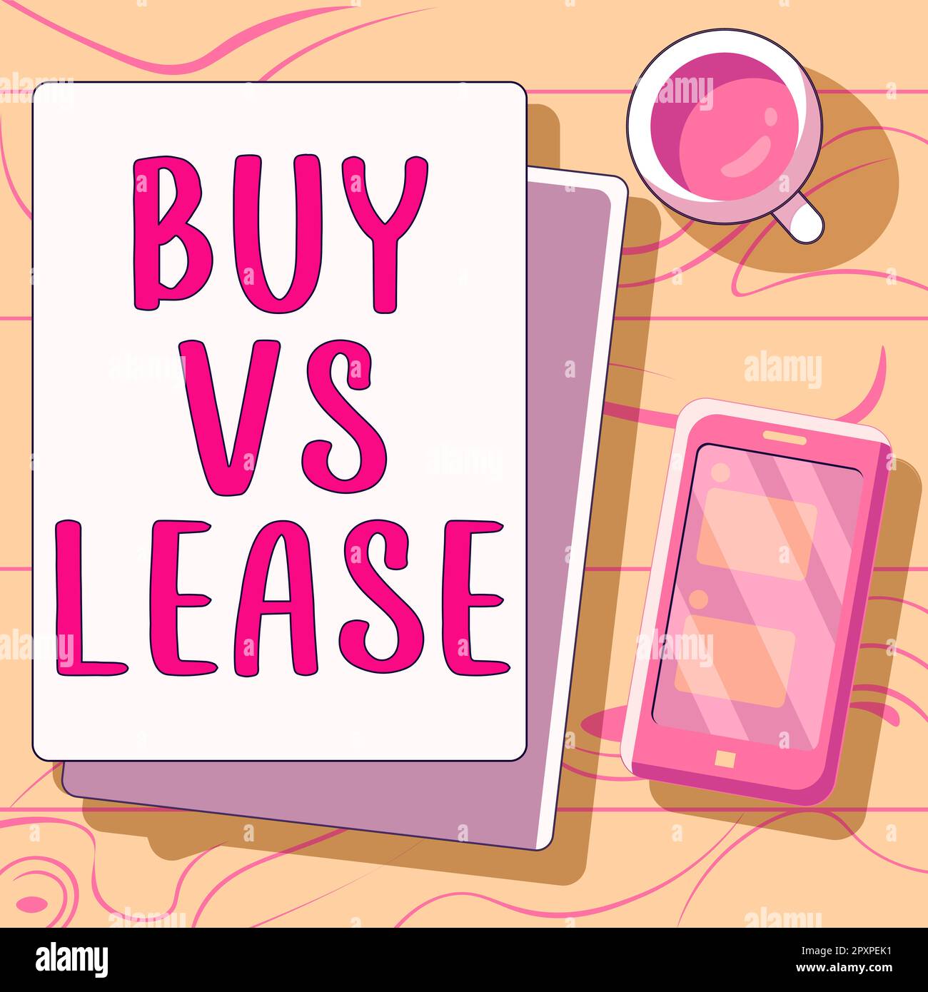 Hand writing sign Buy Vs Lease, Business idea Own something versus ...