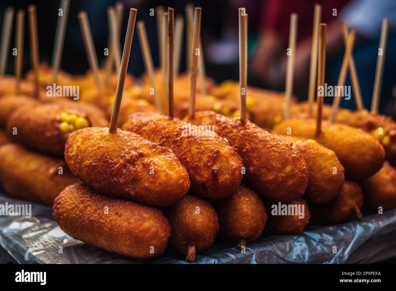 Korean corn dog street food stall hi-res stock photography and images ...