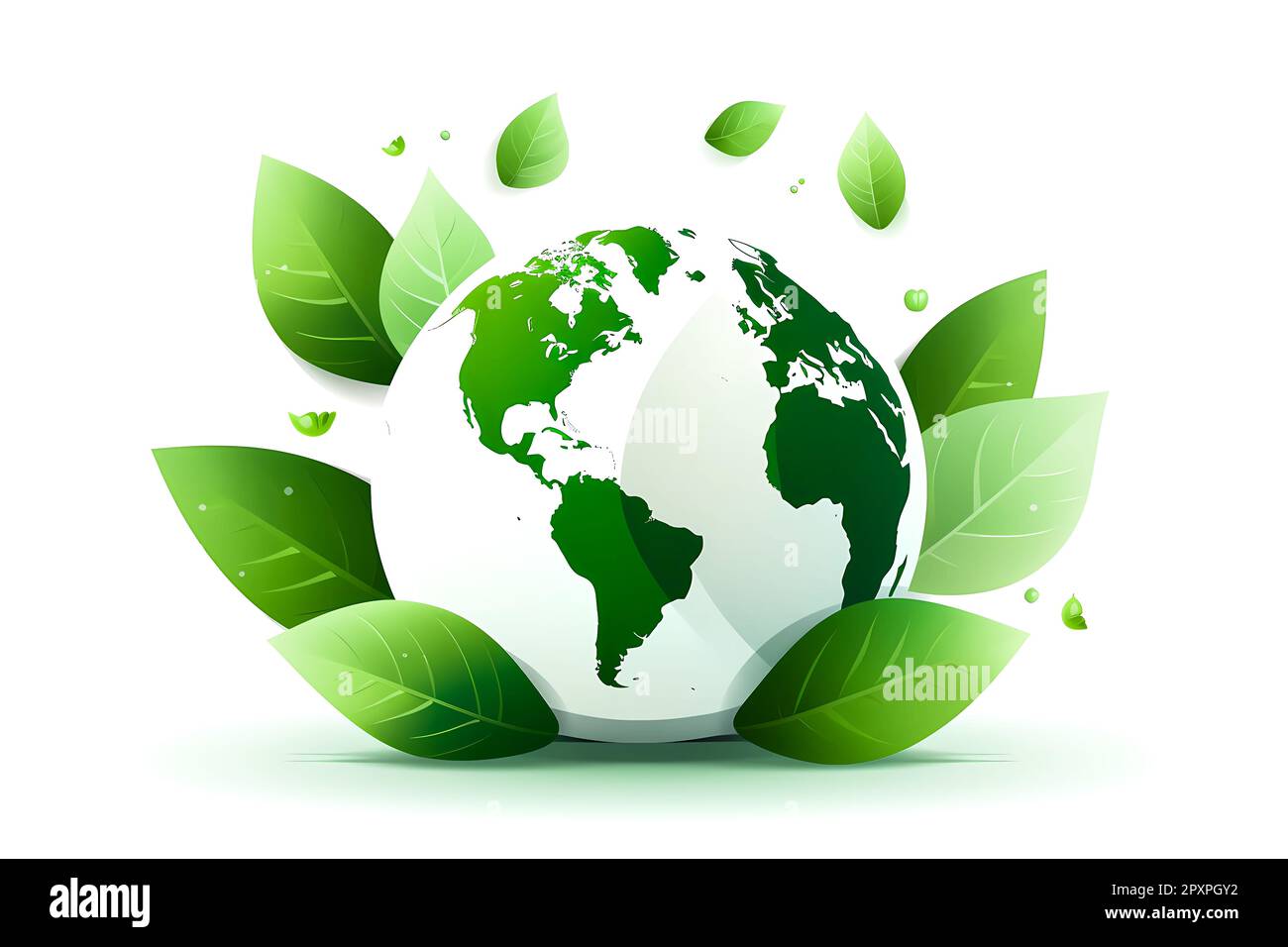 Green Earth Vector Png
