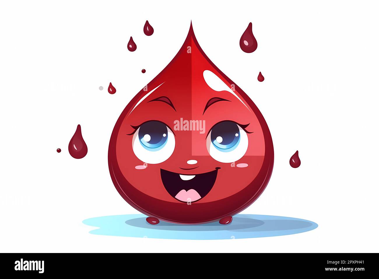 Blood hemoglobin cartoon hi-res stock photography and images - Alamy