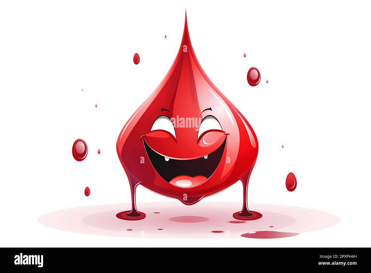 Blood hemoglobin cartoon Cut Out Stock Images & Pictures - Alamy
