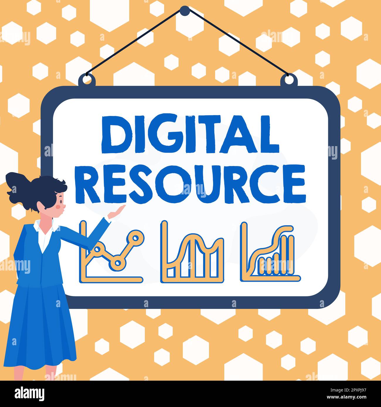 Hand writing sign Digital Resource, Internet Concept content that distributed digitally over the ...