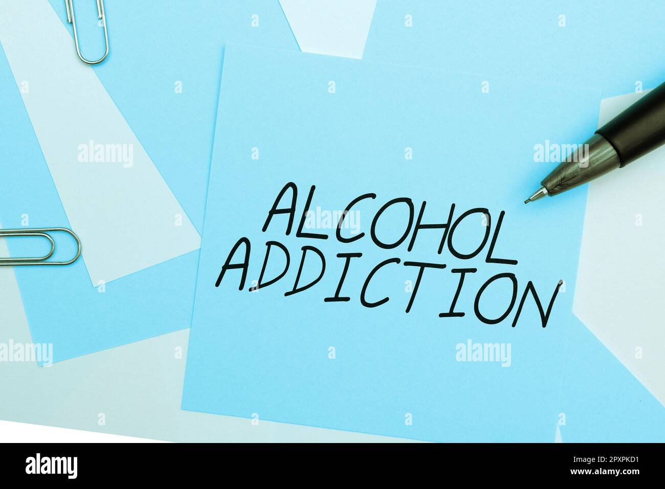 Text sign showing Alcohol Addiction, Business showcase characterized by ...