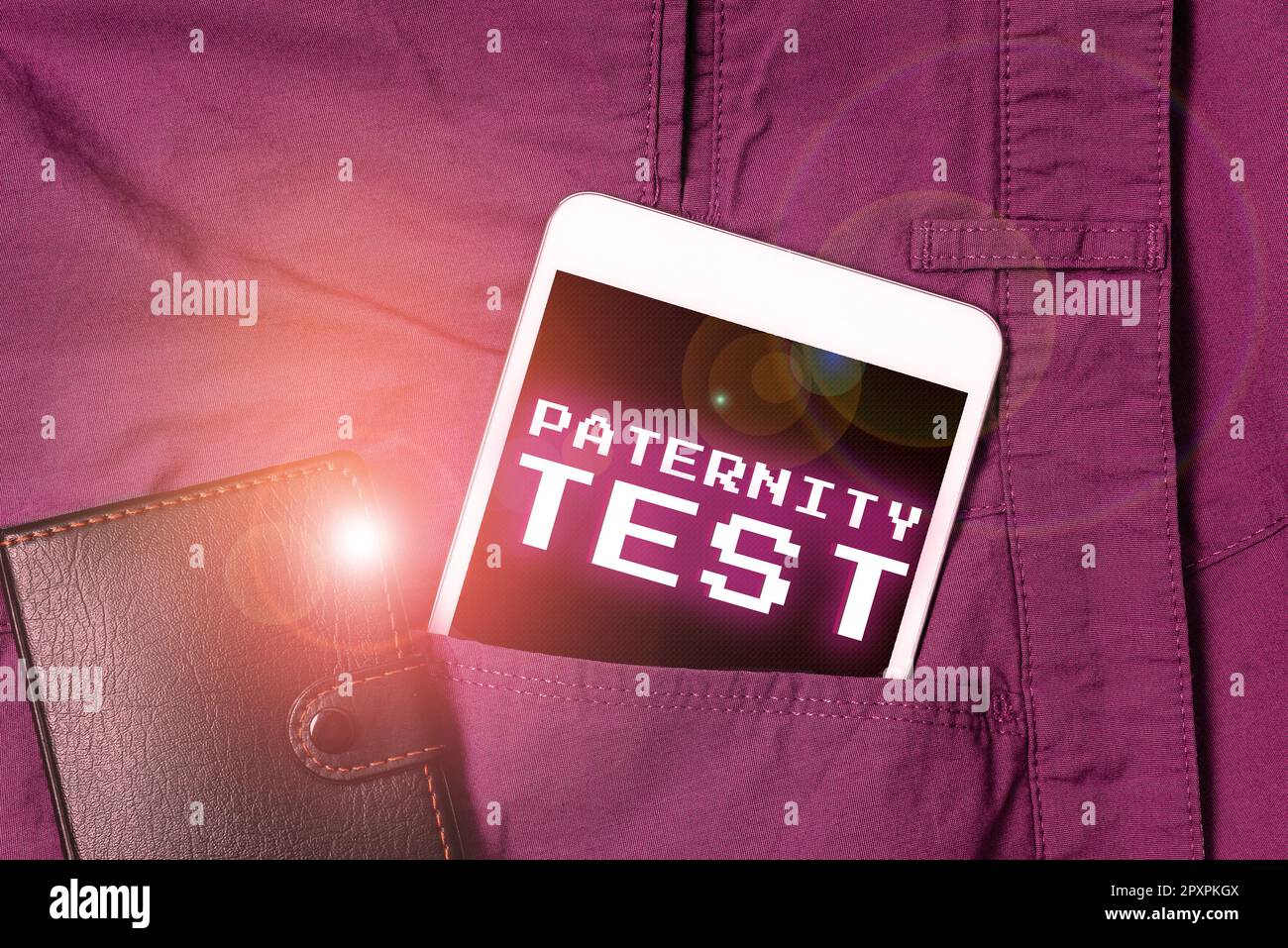 Conceptual display Paternity Test, Business approach a test of DNA to ...
