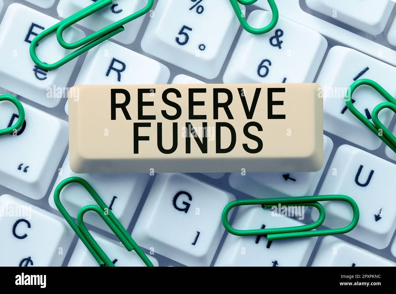 Sign Displaying Reserve Funds Business Approach Money Released From