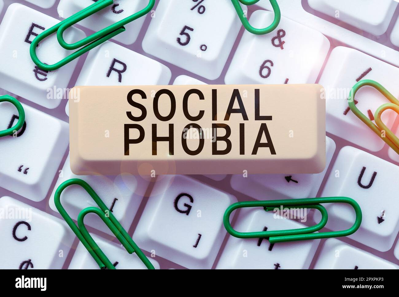 Sign displaying Social Phobia, Business overview overwhelming fear of ...