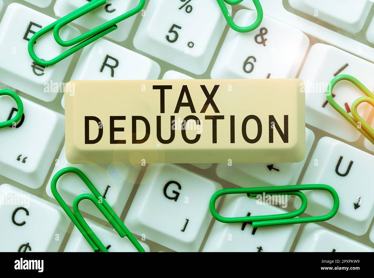 Hand writing sign Tax Deduction, Word Written on amount subtracted from ...