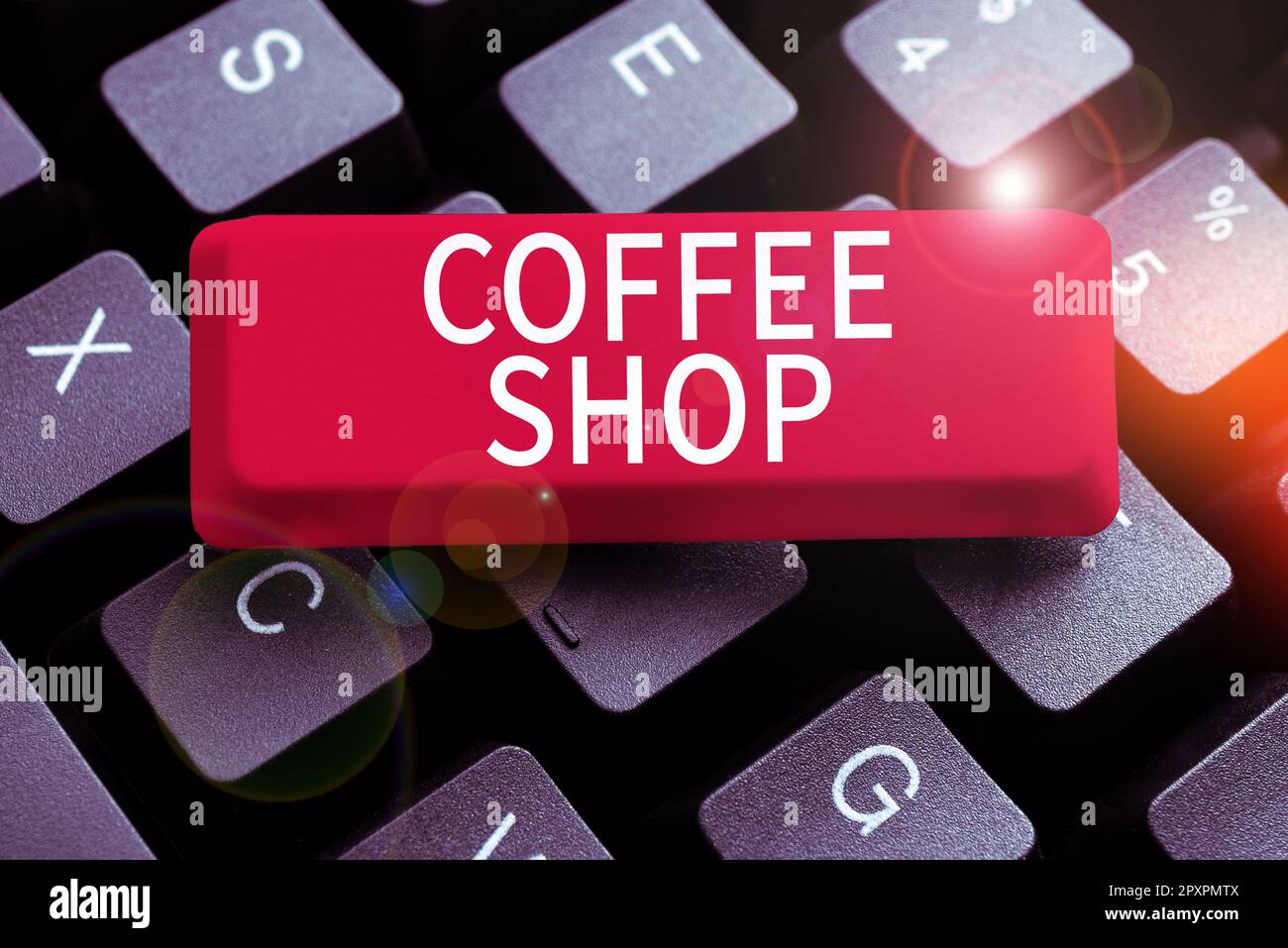 Sign displaying Coffee Shop, Concept meaning small informal restaurant ...