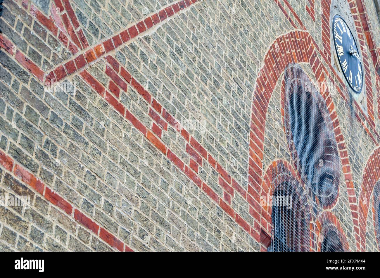 Architectural detail, facade of an English Methodist church Stock Photo ... Architectural detail, facade of an English Methodist church Stock Photo ...