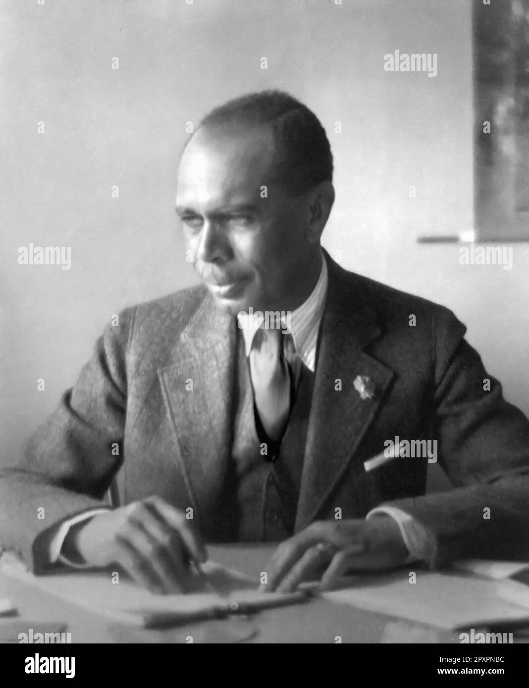 James Weldon Johnson. Portrait of the American writer and civil rights activist, James Weldon ...