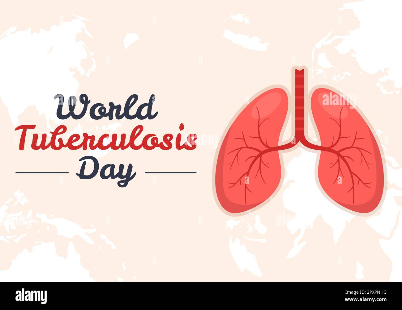 World Tuberculosis Day on March 24 Illustration with Pictures of the ...