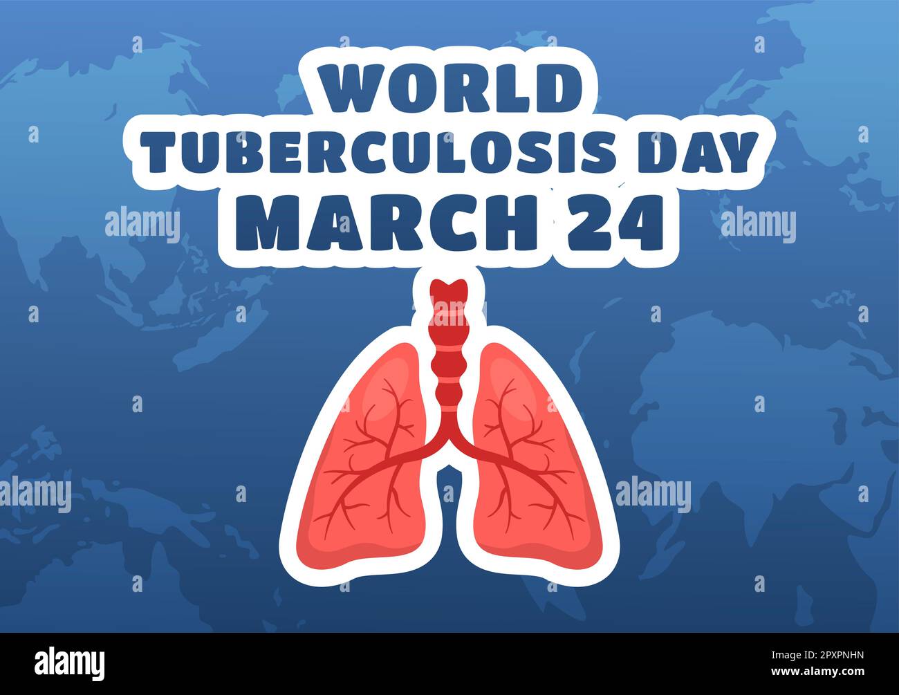 World Tuberculosis Day on March 24 Illustration with Pictures of the ...