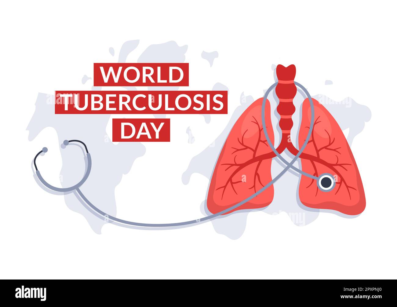 World Tuberculosis Day on March 24 Illustration with Pictures of the ...