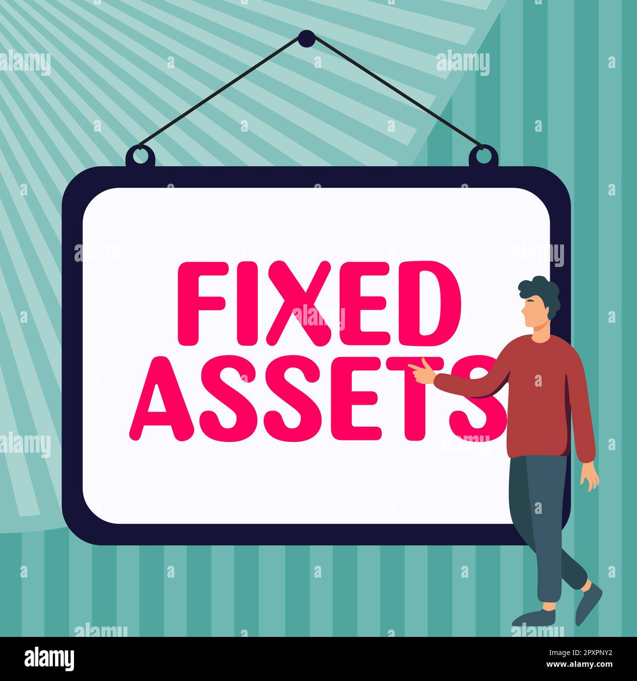 Inspiration showing sign Fixed Assets, Word Written on long-term ...