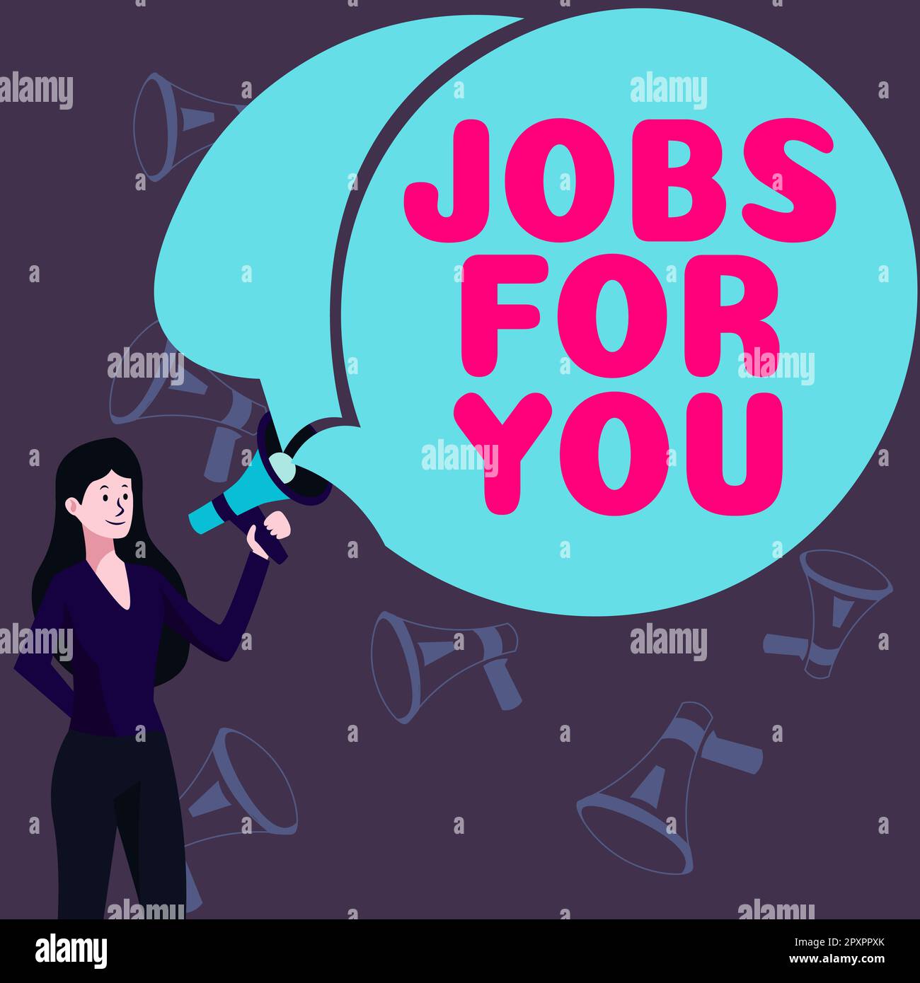 Text sign showing Jobs For You, Business overview List of available ...