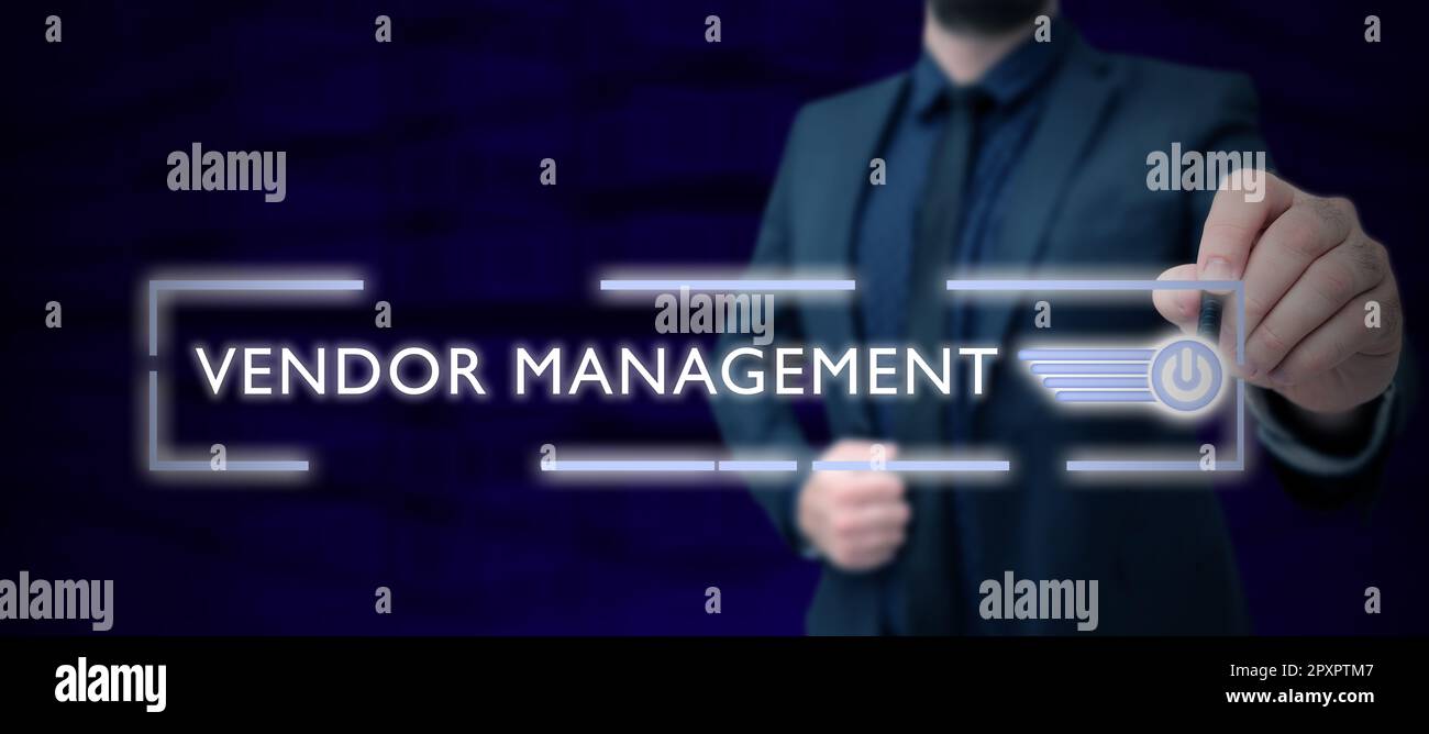 Conceptual display Vendor Management, Internet Concept activities ...
