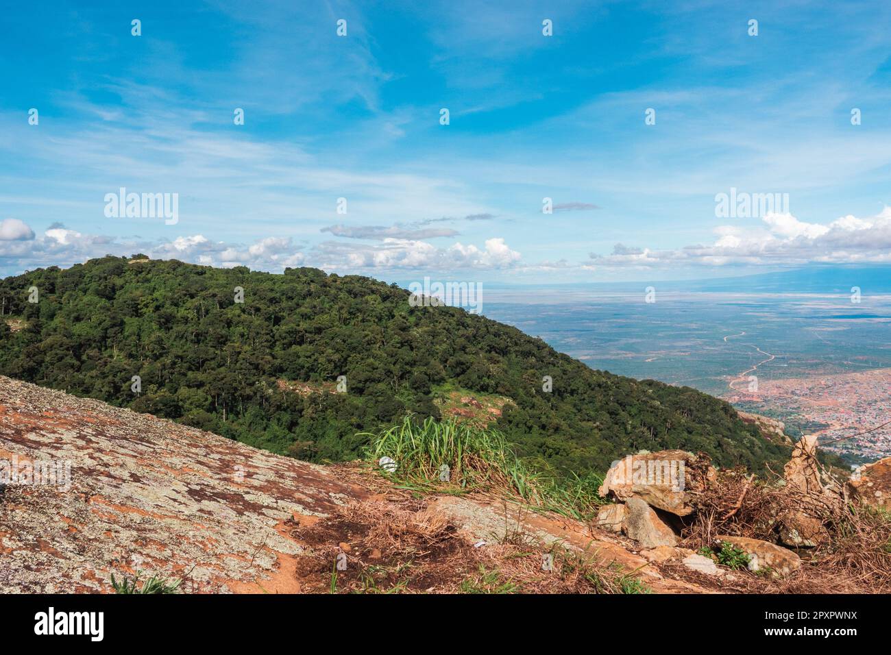 Aerial view of Namanga Town in Kenya Stock Photo - Alamy