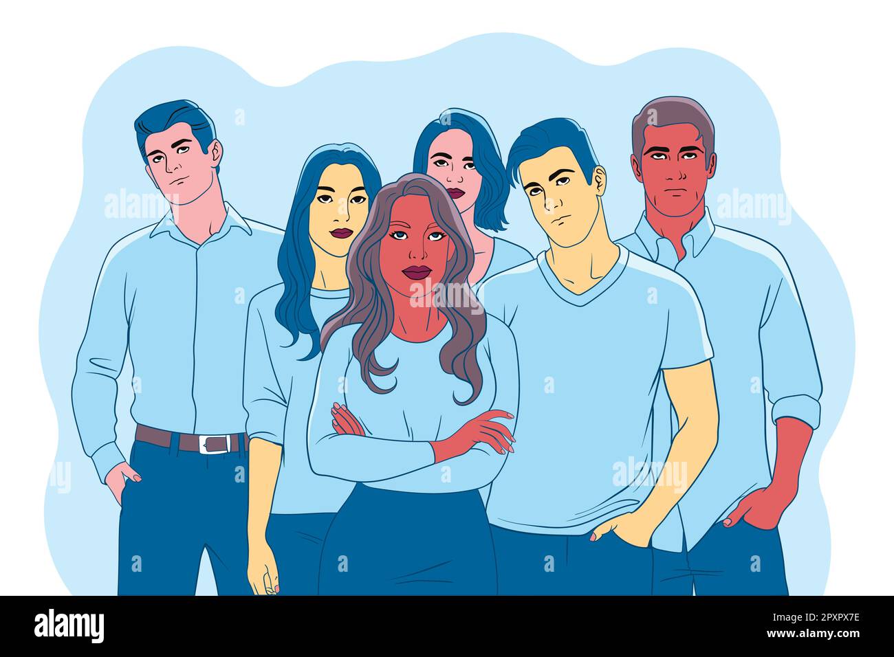 African art old man and boy Stock Vector Images - Alamy