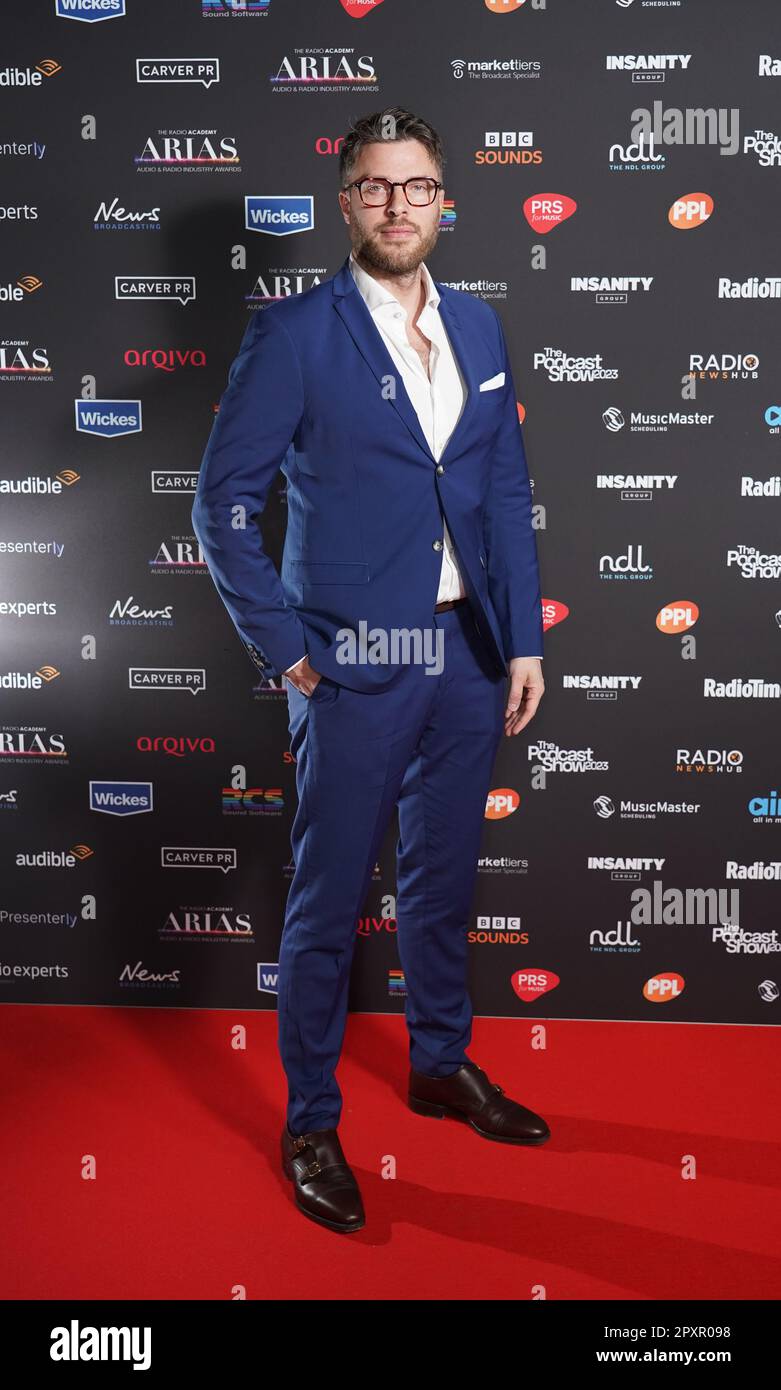Rick Edwards attending the ARIAS - Audio and Radio Industry Awards, at ...