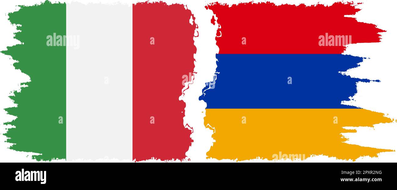 Armenia and italy flags Stock Vector Images - Alamy