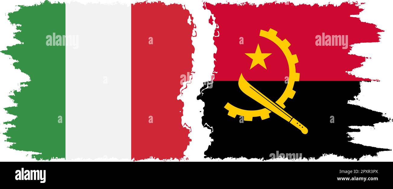 Angola italy flag hi-res stock photography and images - Alamy