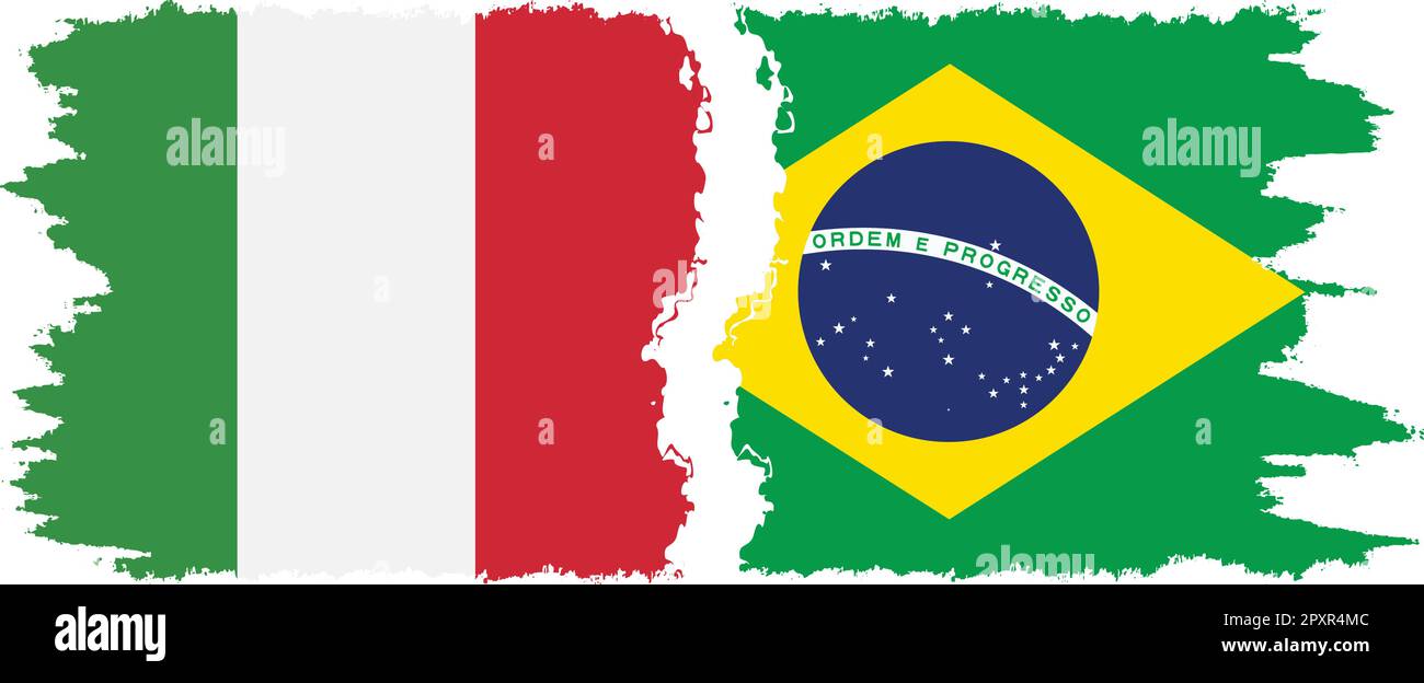 Brazil and italy banner Cut Out Stock Images & Pictures - Alamy