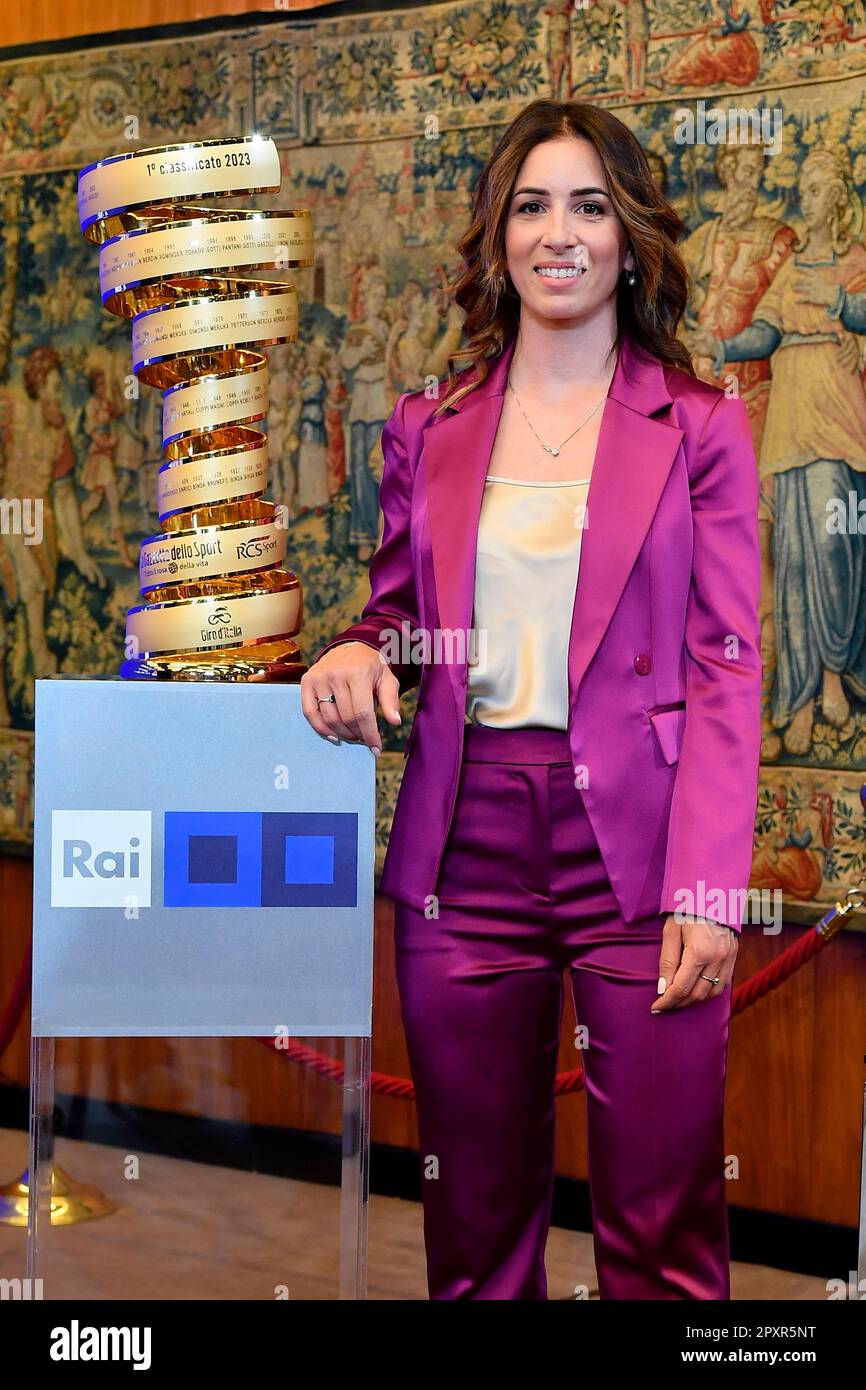 Rome, Italy. 02nd May, 2023. Rome: Rai Headquarters Viale Mazzini. Presentation of the Giro d ...