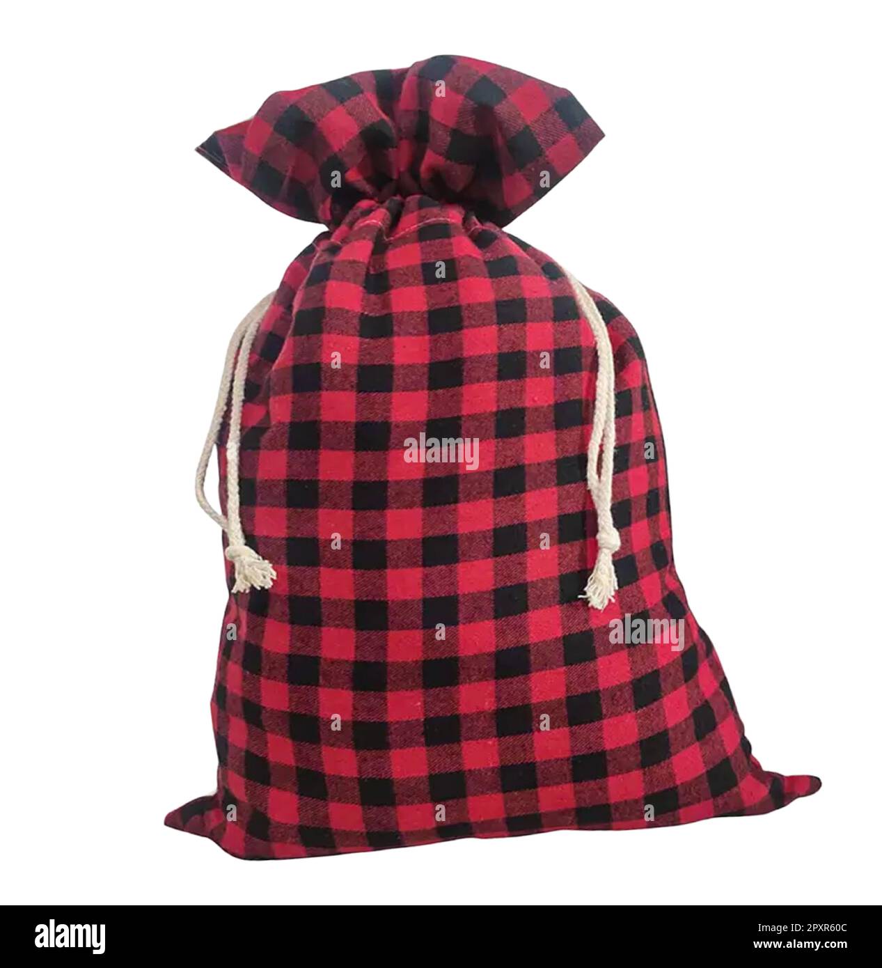 Plaid Pattern Santa Sack Stock Vector Image & Art - Alamy