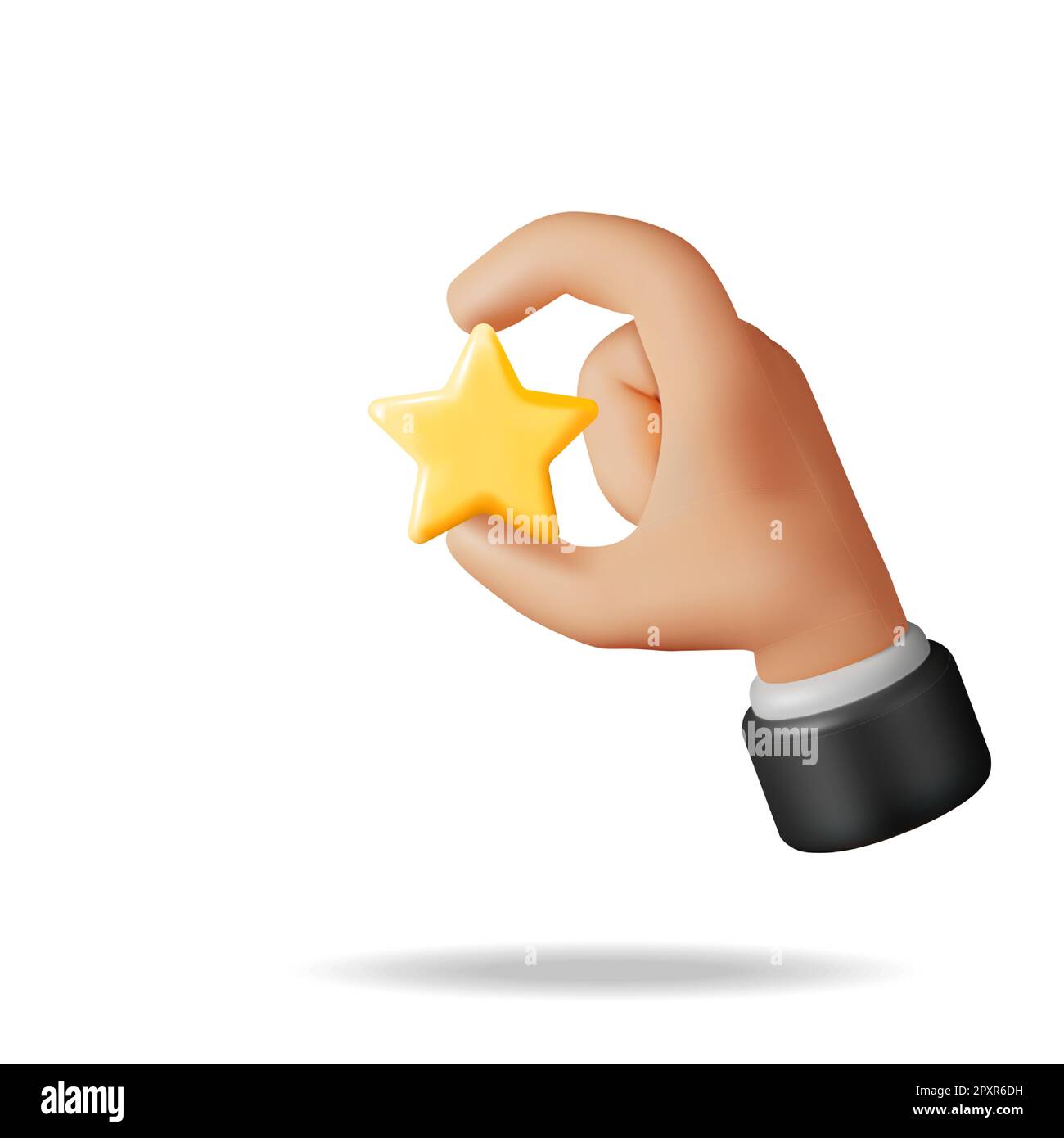 Rating evaluation concept hand Stock Vector Images - Alamy