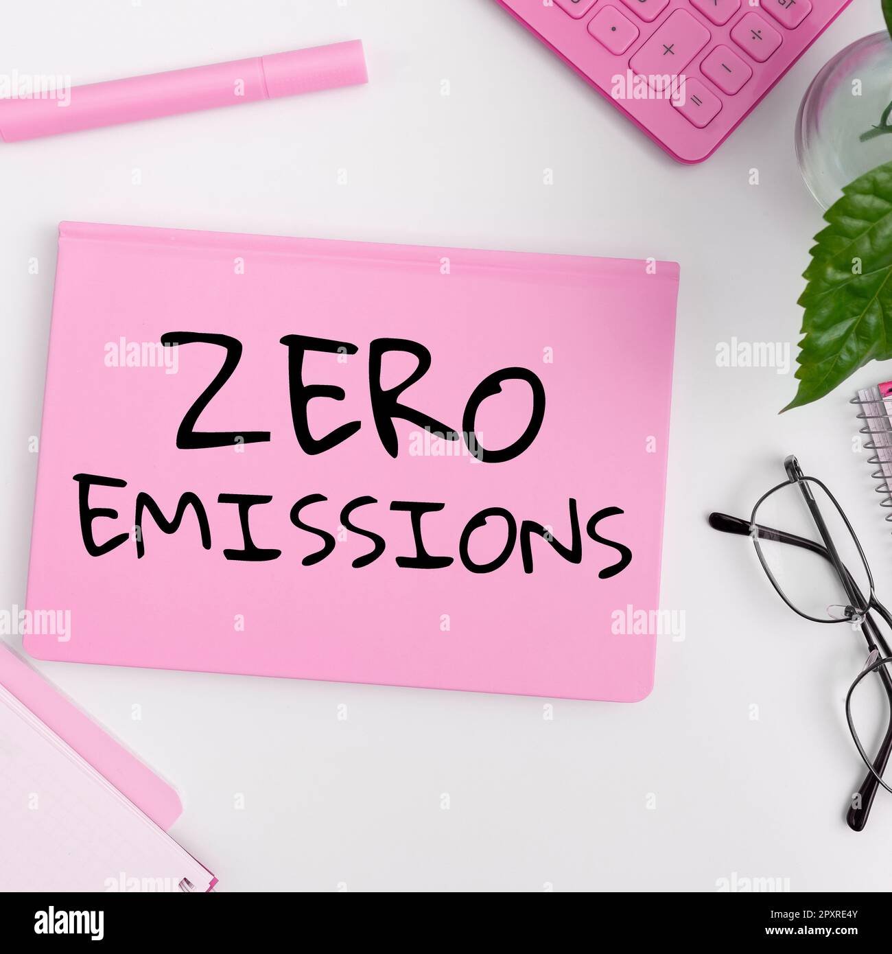 Text showing inspiration Zero Emissions, Business approach emits no ... Text showing inspiration Zero Emissions, Business approach emits no ...