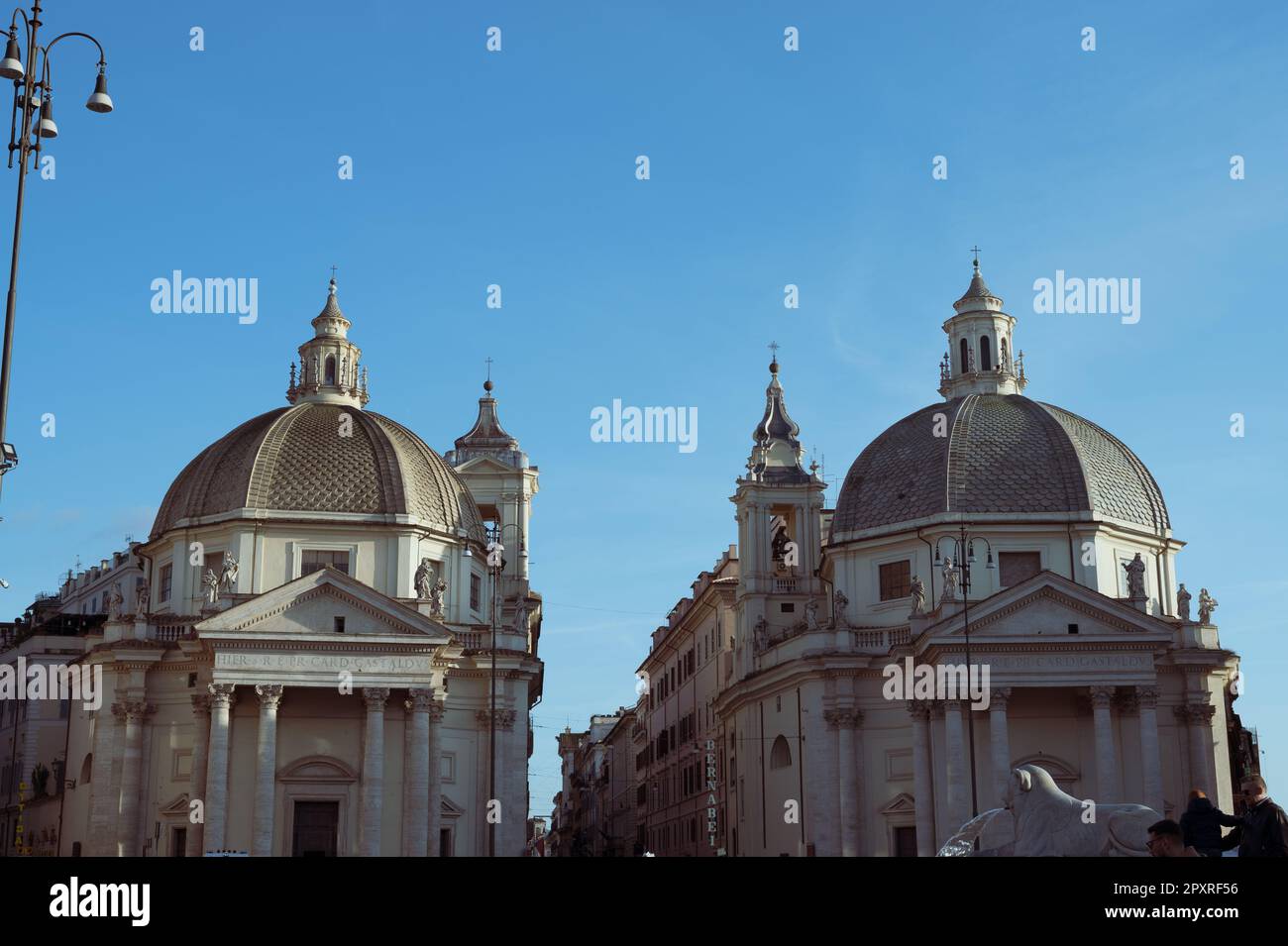 The twin churches of Piazza del Popolo are Santa Maria in Montesanto or ...