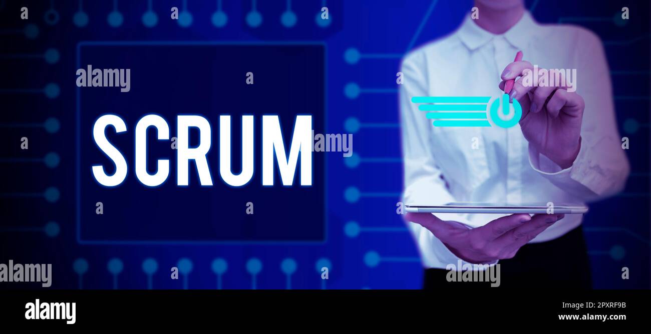 Inspiration showing sign Scrum, Business overview handwriting as ...