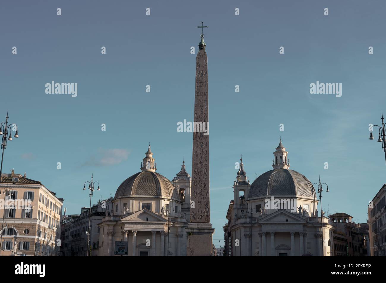 The twin churches of Piazza del Popolo are Santa Maria in Montesanto or ...