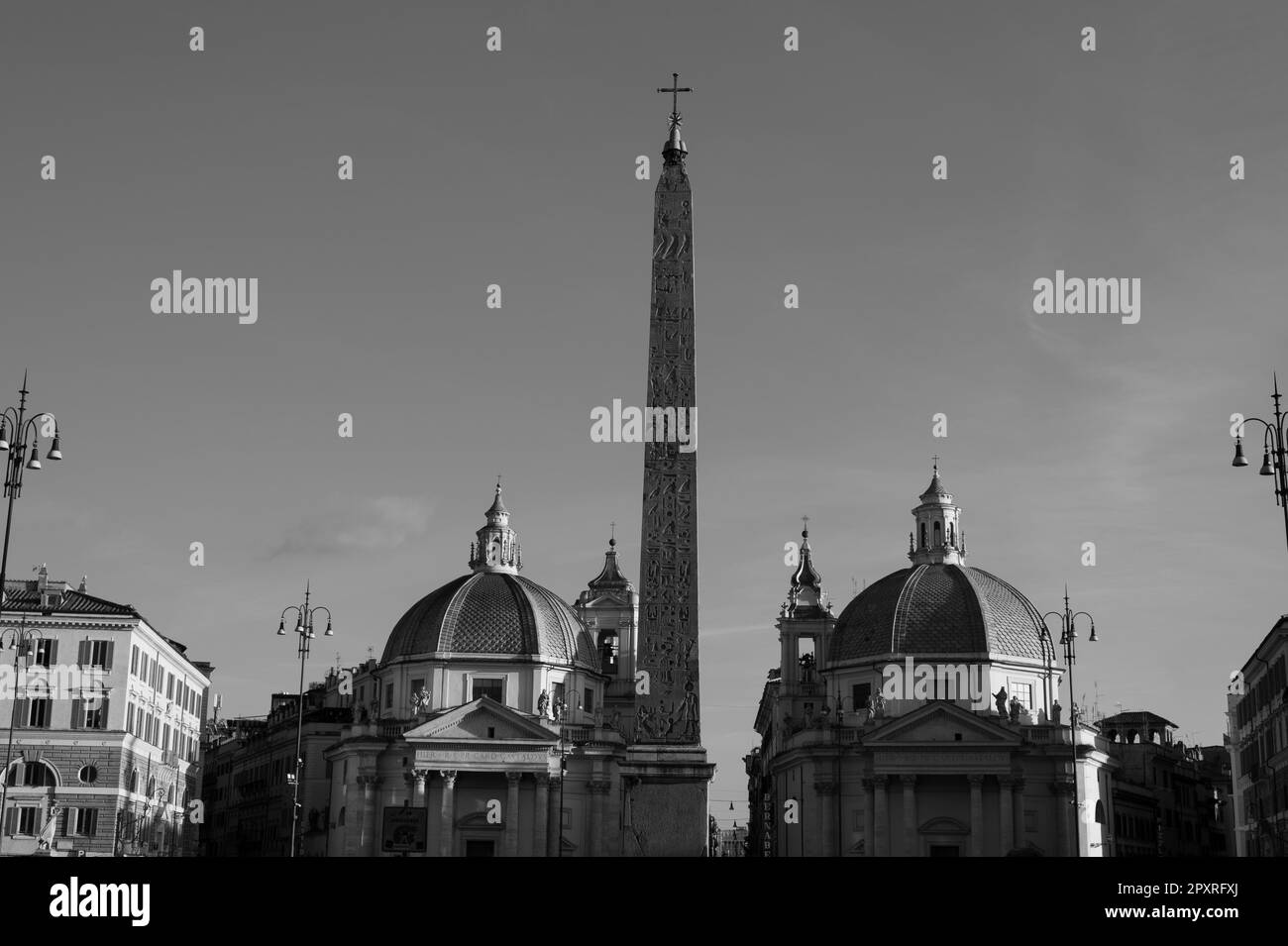 The twin churches of Piazza del Popolo are Santa Maria in Montesanto or ...