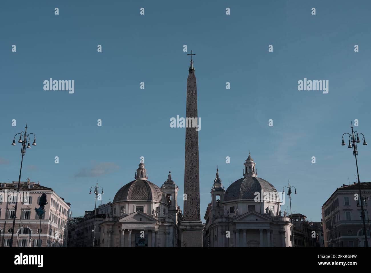 The twin churches of Piazza del Popolo are Santa Maria in Montesanto or ...