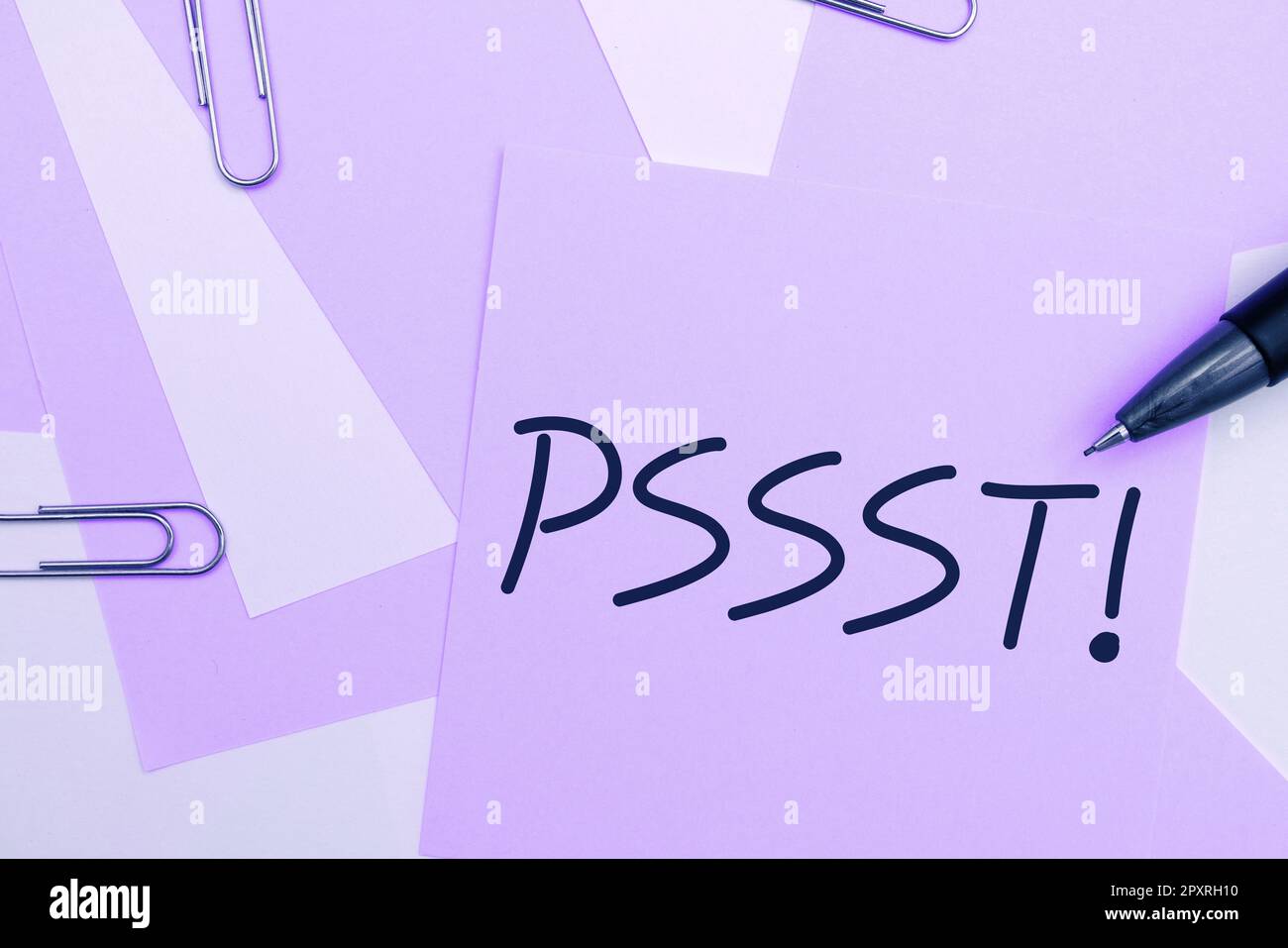 Sign displaying Pssst, Business overview Expression Way to attract ...