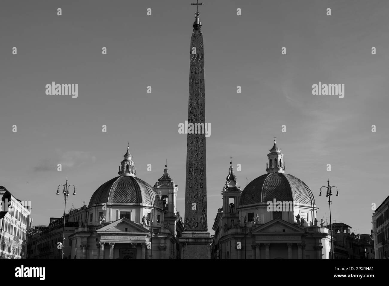 The twin churches of Piazza del Popolo are Santa Maria in Montesanto or ...