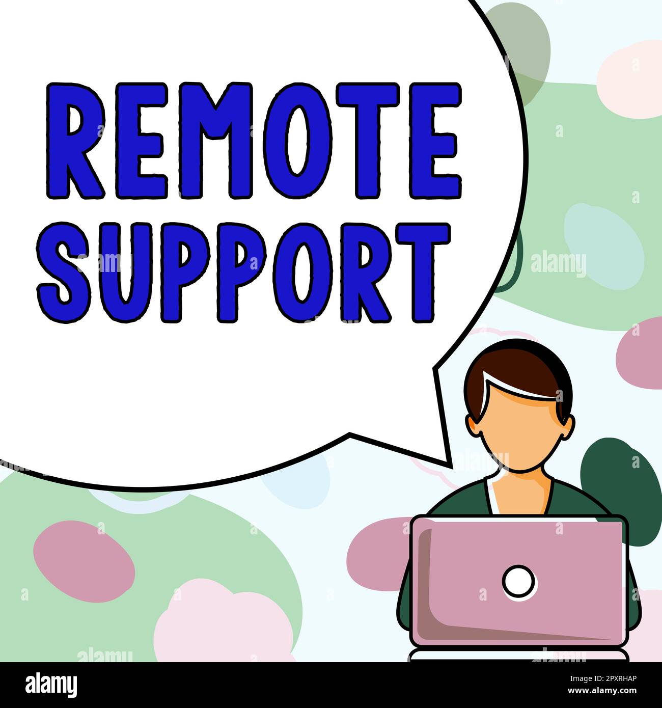 Inspiration showing sign Remote Support, Business concept help end ...