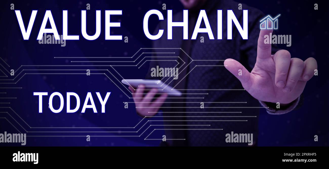 Conceptual display Value Chain, Business concept Business manufacturing ... Conceptual display Value Chain, Business concept Business manufacturing ...