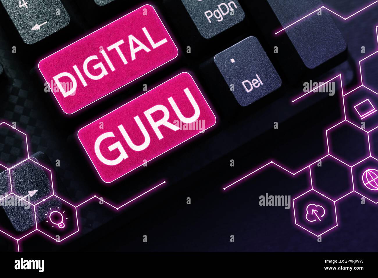 Writing displaying text Digital Guru, Business concept teacher and ...