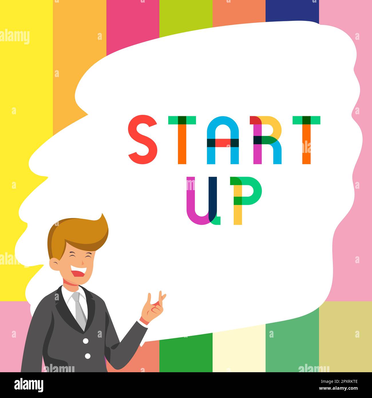 Hand writing sign Start Up, Internet Concept in the early process of ...