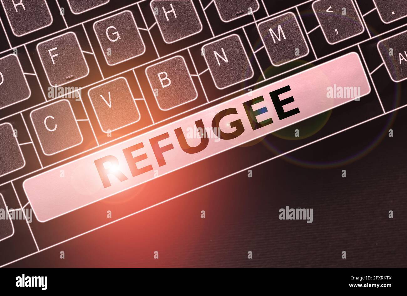 Conceptual caption Refugee, Word for refer to movements of large groups ...