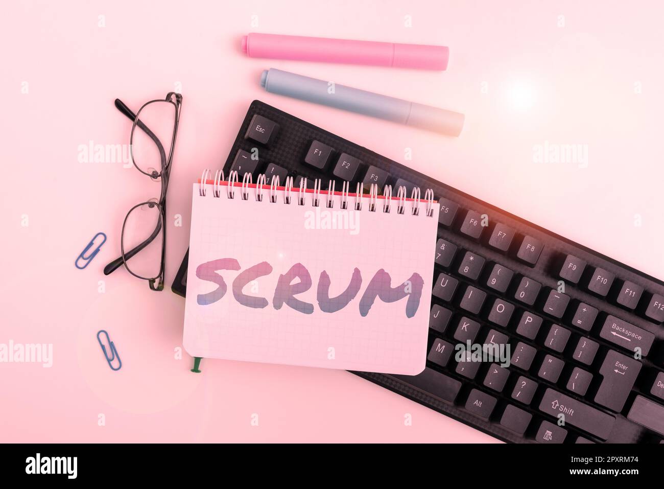Text caption presenting Scrum, Business concept handwriting as distinct ...