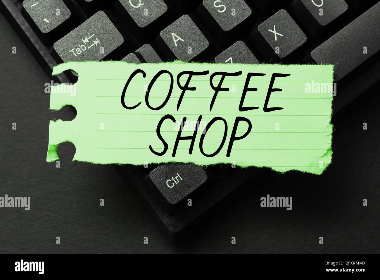 Inspiration showing sign Coffee Shop, Word Written on small informal ...
