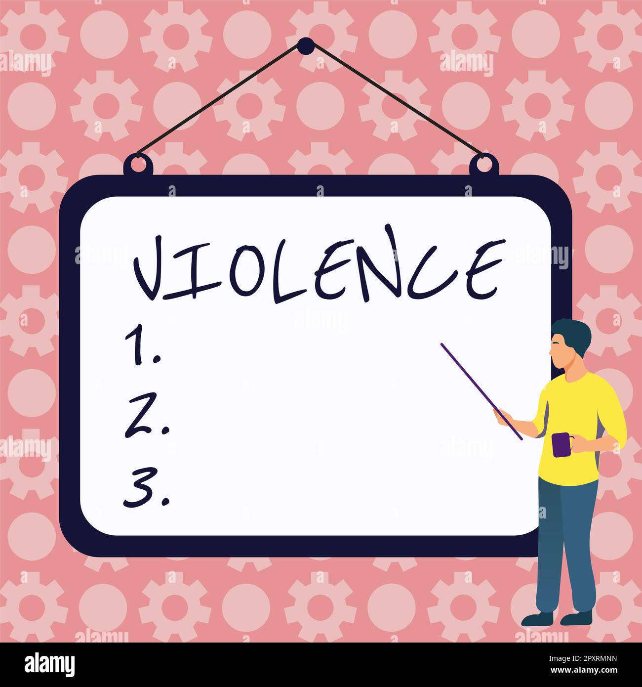 Conceptual caption Violence, Business idea the use of physical force to ...