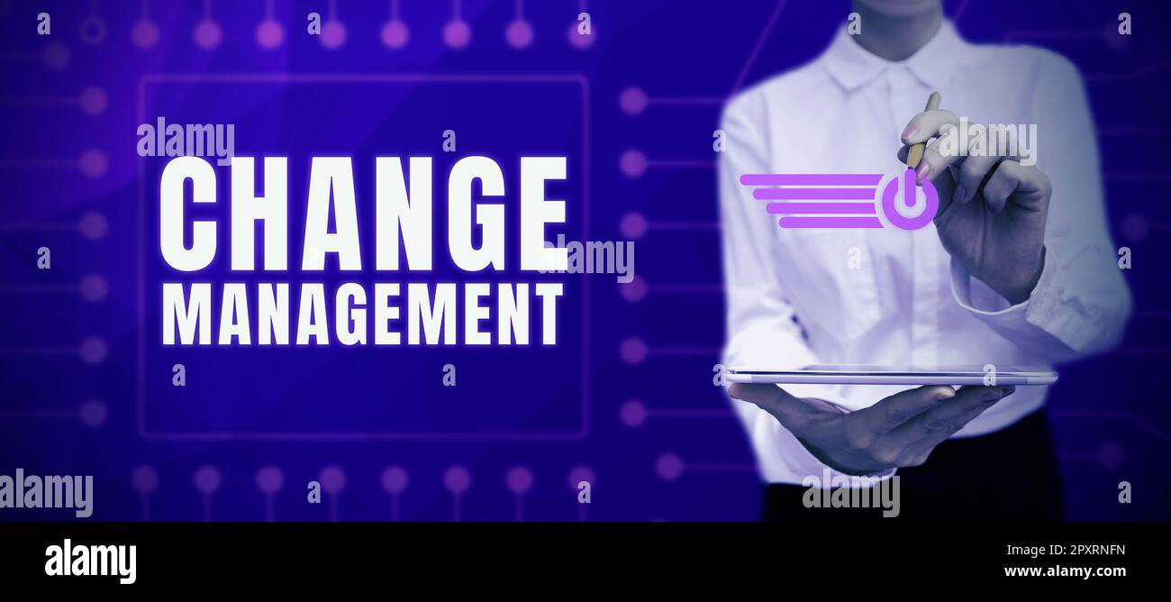 Writing displaying text Change Management, Internet Concept Replacement ...