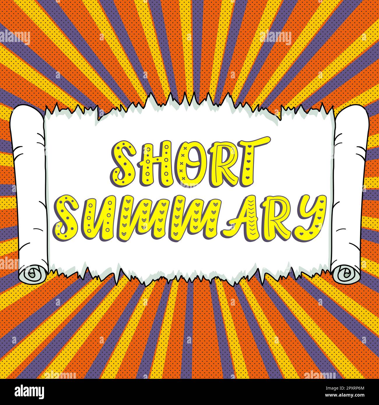 Text caption presenting Short Summary, Business overview Brief ...