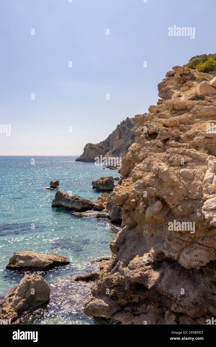 Beautiful view rocky beach calm hi-res stock photography and images - Alamy