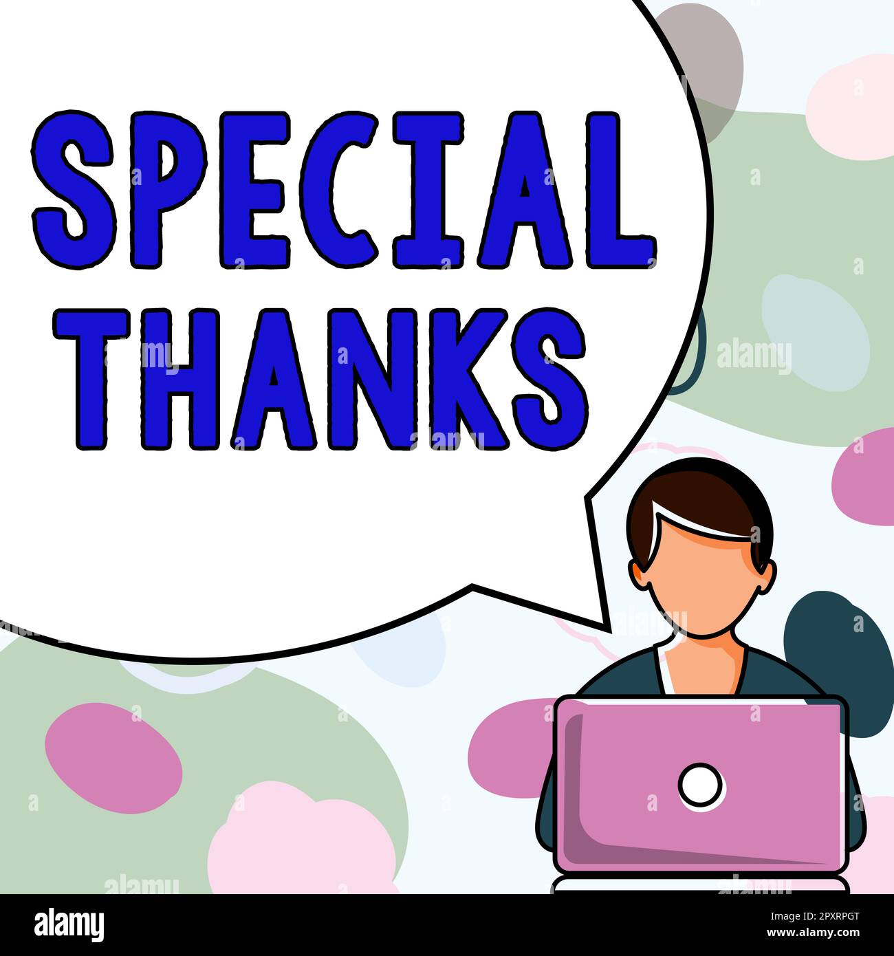 Conceptual display Special Thanks, Business idea expression of appreciation or gratitude or an ...